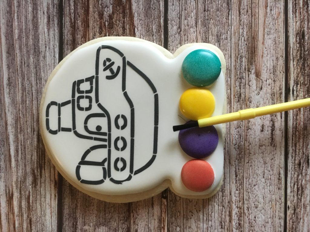 Paint your own cookie Tug boat | At Your Service Creations